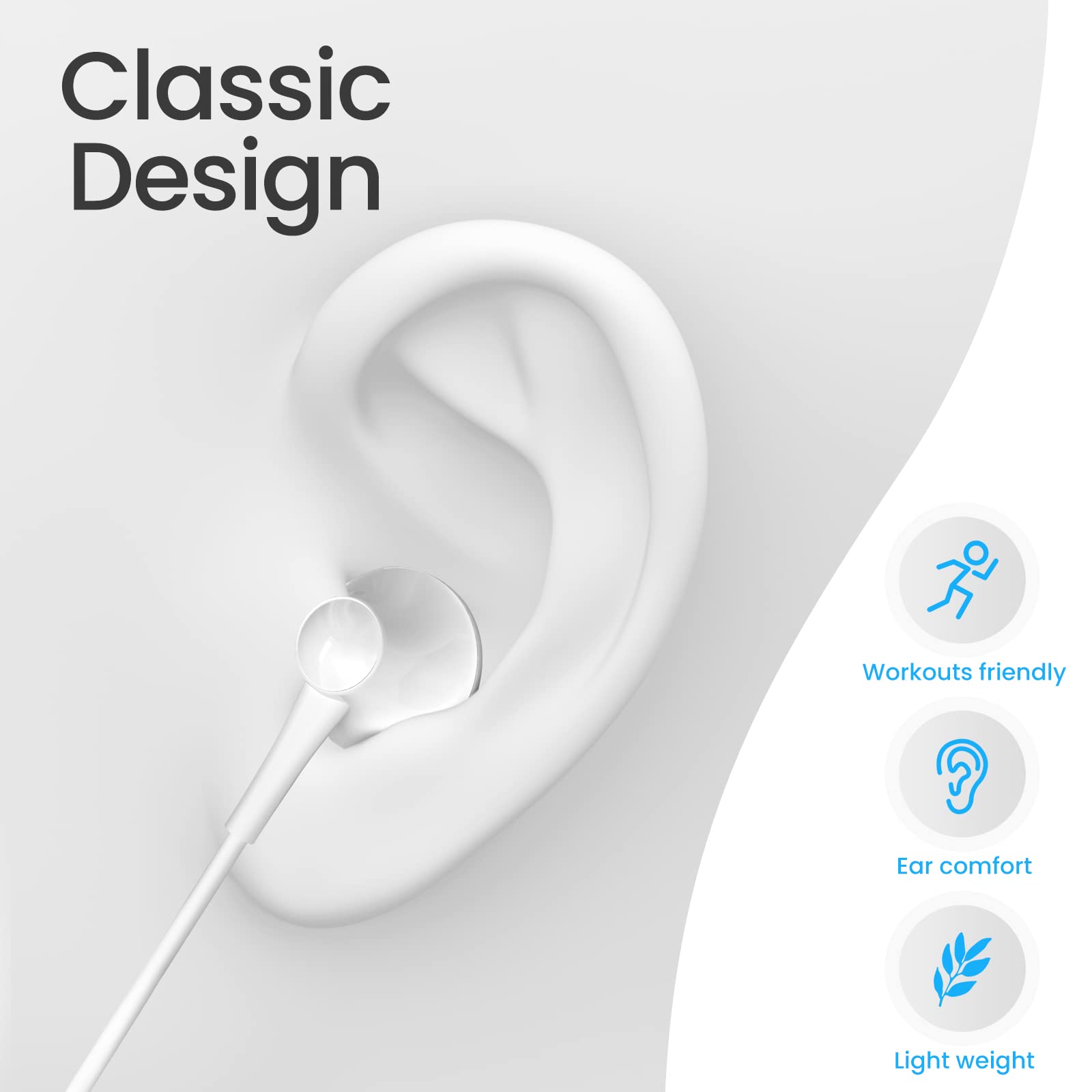 2 Pack USB C Headphones Earbuds, Type C Wired Earphones with Microphone & Remote Control Noise Cancelling in-Ear Headset for Samsung Galaxy W24 S23 S22 S21, Note 20, Google Pixel 7 6 and More