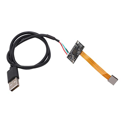 5MP Camera Module, 15FPS Frame Rate MJPEG Format Distortion Free Fixed Focus 68° Viewing Angle Computer Webcam Module Flexible Structure for Laptops