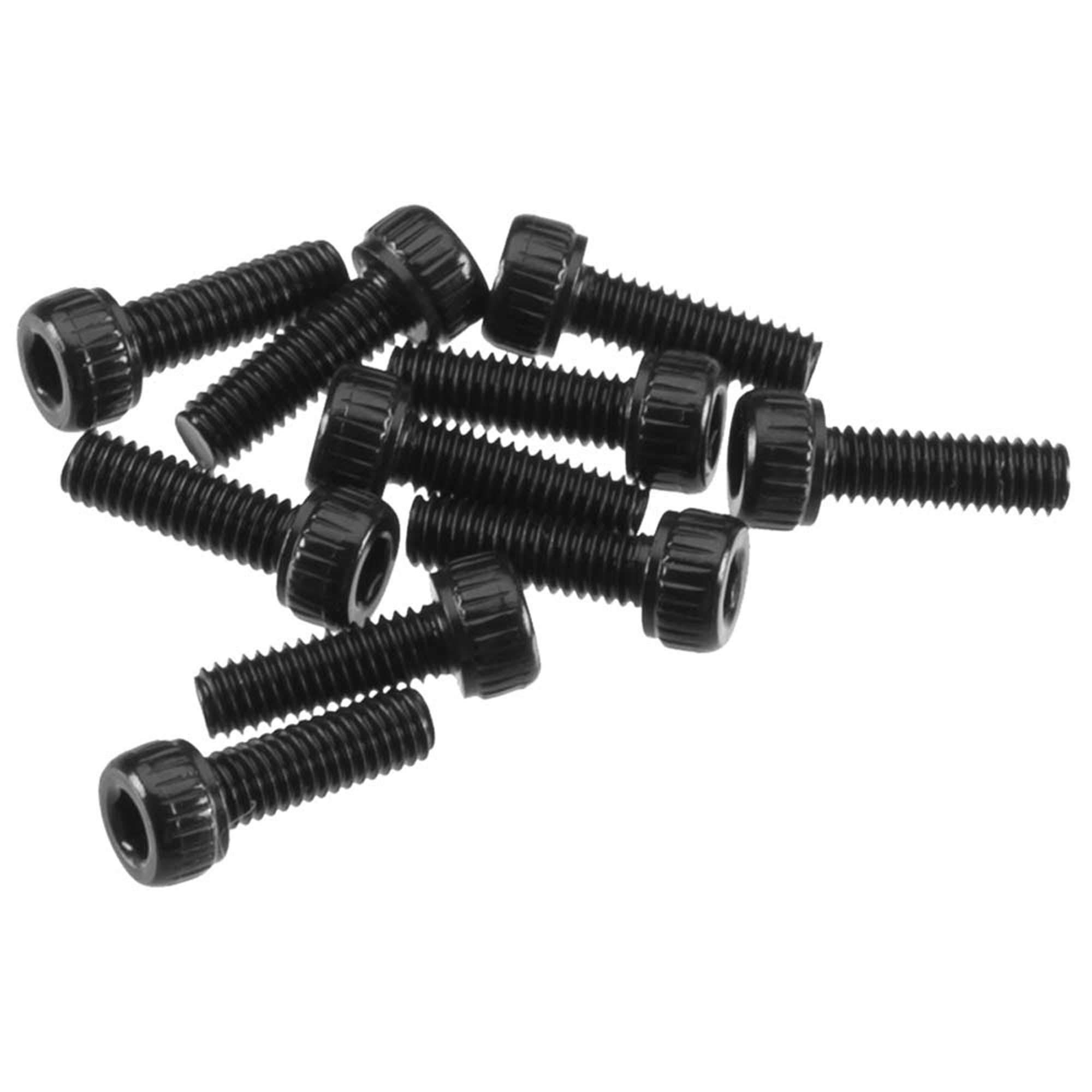 Axial Cap Head 2.6x8mm Black (10), AXIC0023