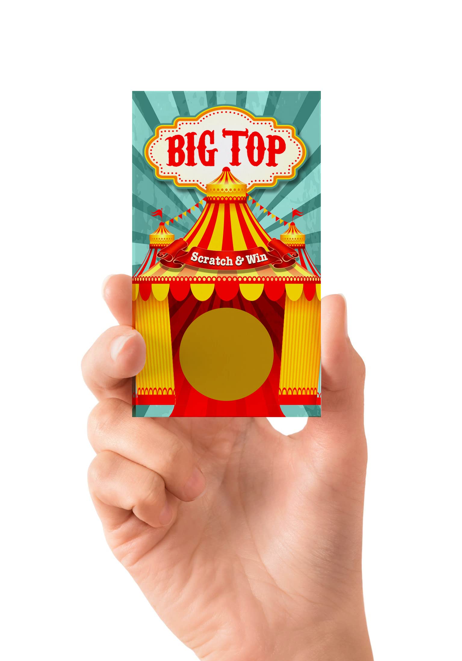 Big Top Scratch Off Cards - (30 Cards) - Promotional Scratch and Win – Raffle