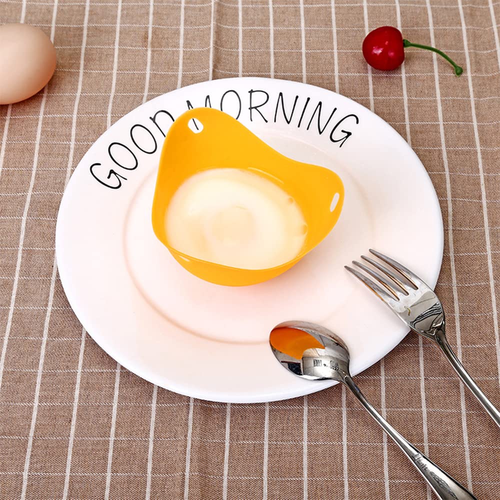 6 Pcs Egg Poacher,Poached Egg Maker,Non-Stick Poached Eggs Cups,for delicious poached eggs