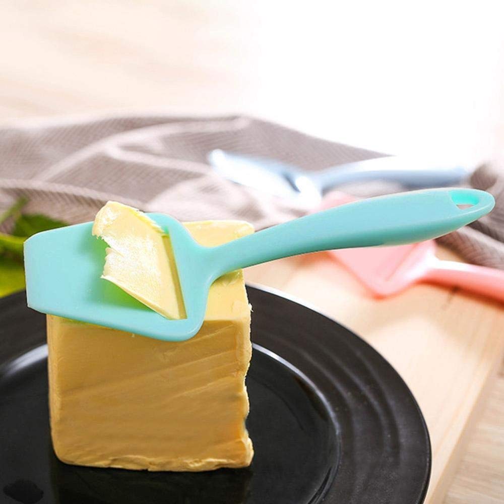 Portable Multi-Purpose Cheese Shovel Slicer for Cake Pizza Butter Baking Cooking Tool New Chocolate Pizza Shovel Cooking Tools DUOER (Color : Light Green)