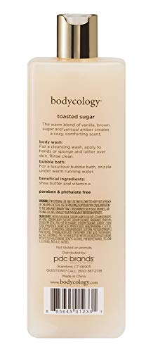 Bodycology Toasted Sugar Foaming Body Wash, 16 Fl Oz