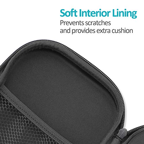 Travel Carrying Case Bag for ADC/Omron/MDF Stethoscope & Nurse Accessories Extra Room with Mesh (Purple)