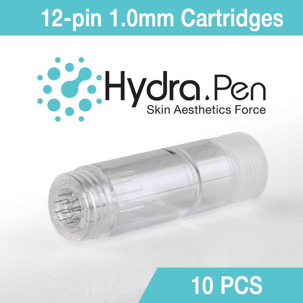 Hydra Pen H2 12-pin 1.0mm Cartridge - Original HydraPen Replacement Part (12 Pins,10 pcs)