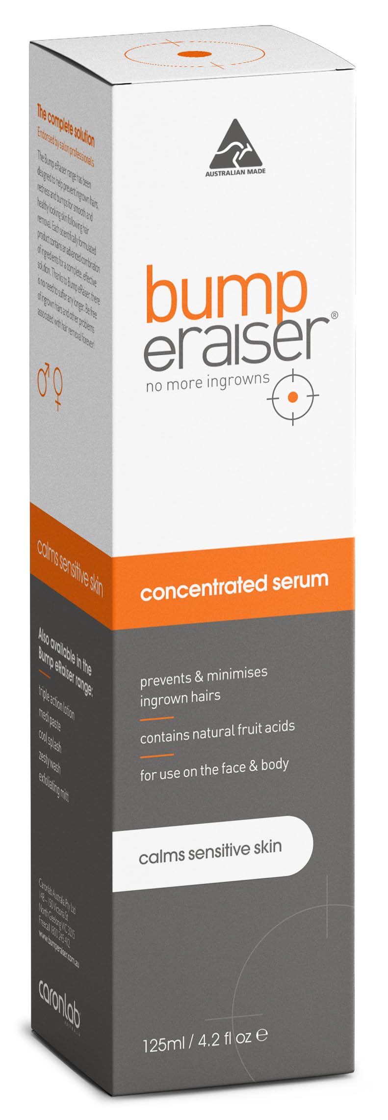 Bump Eraiser Concentrated Ingrown Hair Serum 4.2 fl oz for Ingrown Hair Treatment, Razor Burns and Razor Bumps