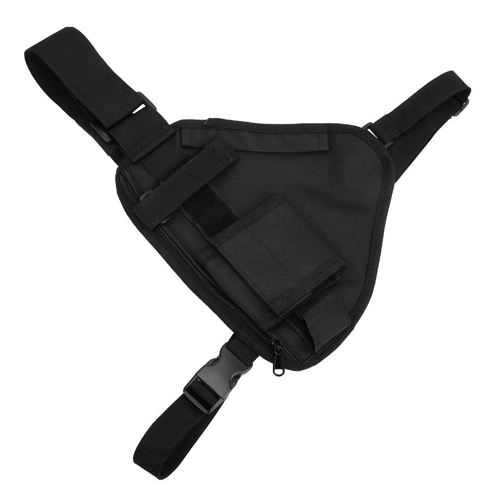 VBESTLIFE Radio Holster, Walkie Talkie Holster Universal Hands- Front Pack Pouch Radio Holster with Nylon Strap for Two Way Radio Walkie Talkie