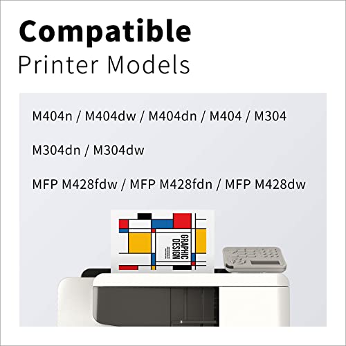 58X CF258X Toner with Chip LemeroUexpect Remanufactured Toner Cartridge Replacement for HP 58A 58X CF258A CF258X Toner Black for Pro M404dn M428fdw M404n M404dw MFP M404 M428fdn Printer