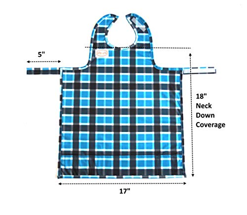 Bib-On, Full-Coverage Bib and Apron Combination for Infant, Baby, Toddler Ages 0-4. (Dinosaurs)
