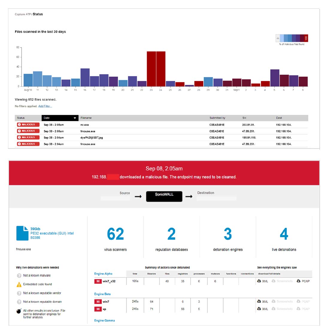 SonicWall 3 Year Capture Advanced Threat Protection Service Suite for TZ270W (02-SSC-6669)
