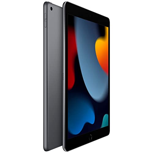 2021 Apple iPad 9th Gen (10.2 inch, Wi-Fi + Cellular, 64GB) Space Gray (Renewed)