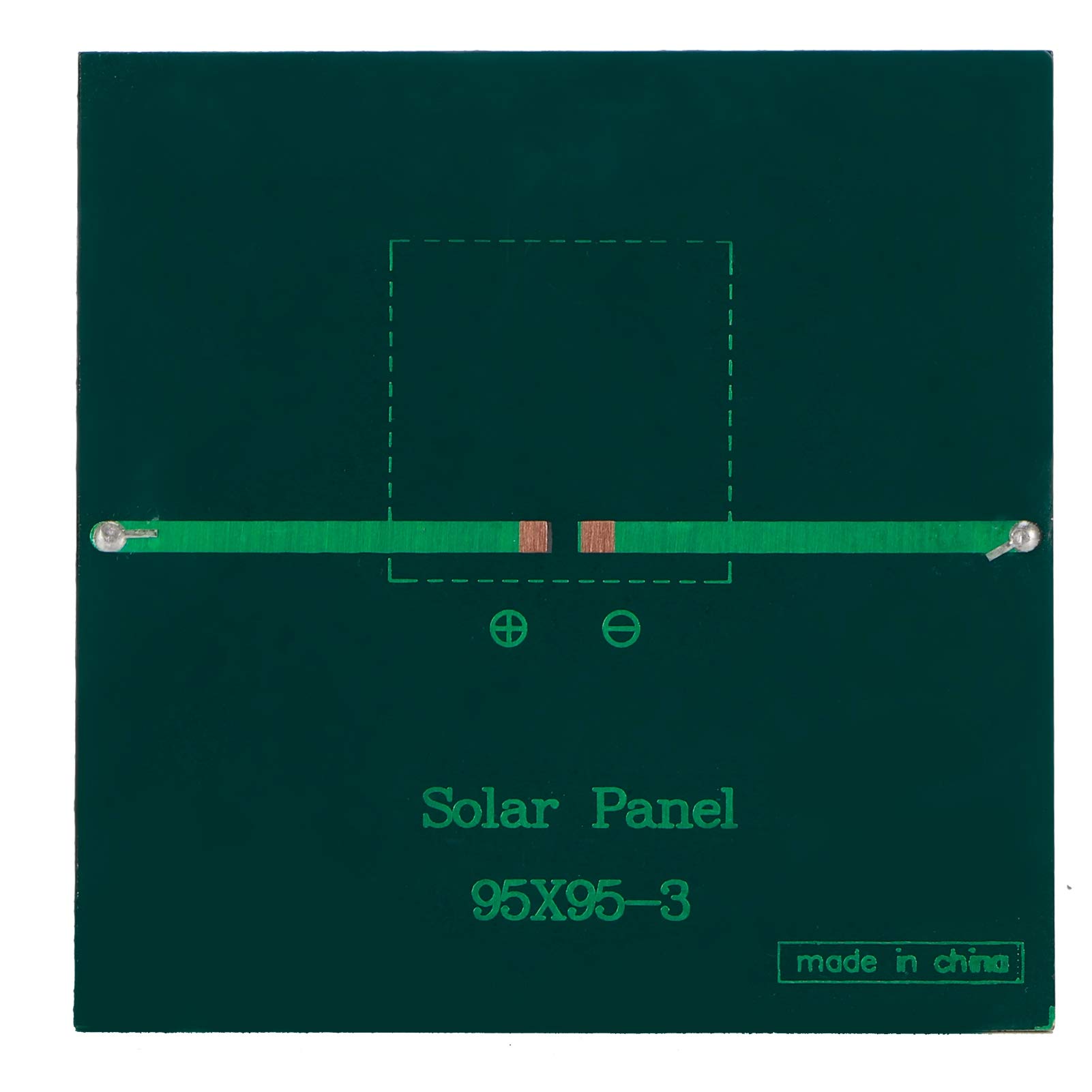 4pcs 1W 5.5V Polycrystalline Solar Panel, High Efficiency Module Off Grid PV Power for Battery Charging, Boat, Caravan, RV 95 x 95mm