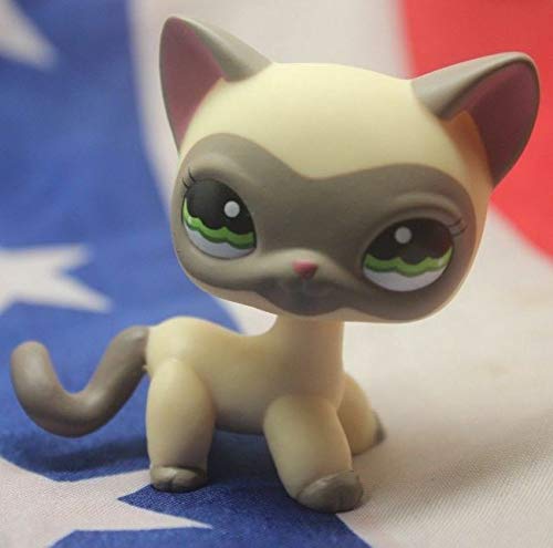 2pcs/lot Kid Toy Littlest Pet Shop Short Hair Kitty Cat LPS#994#1116