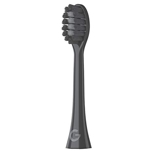 GLEEM Toothbrush Replacement Brush Heads Refill, Black, 2 Count