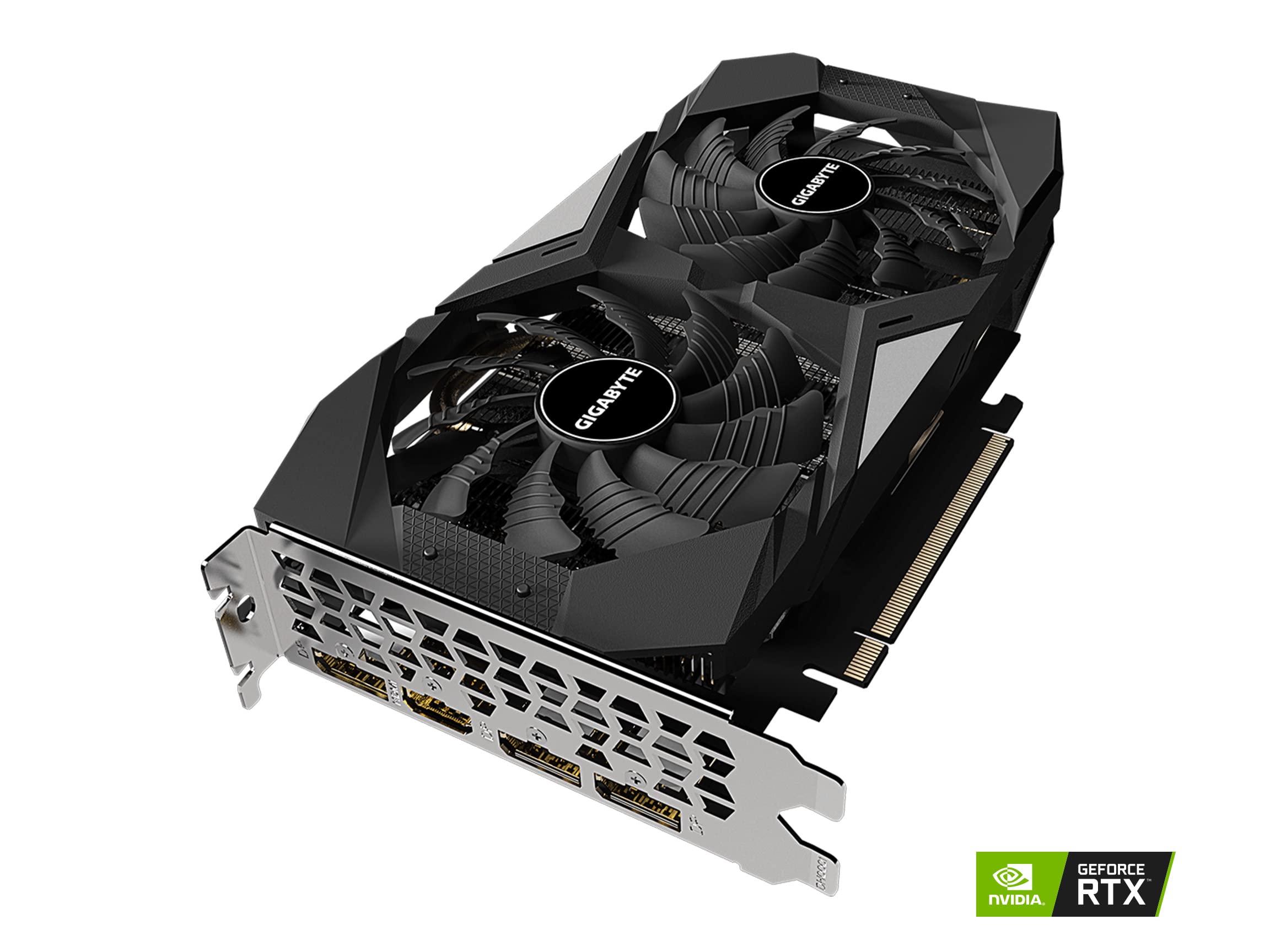 Gigabyte GeForce RTX 2060 D6 6G (rev. 2.0) Graphics Card, 2X WINDFORCE Fans, 6GB 192-Bit GDDR6, GV-N2060D6-6GD REV2.0 Video Card
