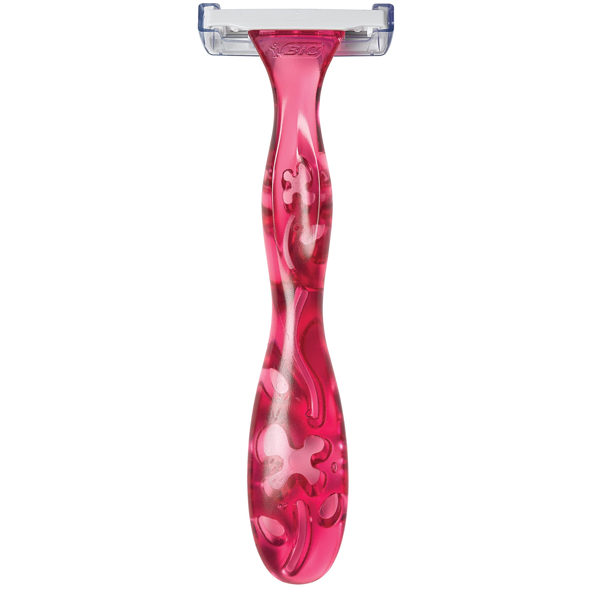 BIC Soleil Simply Smooth Women's Disposable Razors, 3 Blades with Moisture Strip for a Silky Smooth Shave, 6-Count