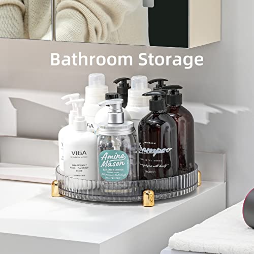360 Roating Makeup Vanity Countertop Organizer, Spinning Base Organizer for Spices, Decoratice Rack Trays for Kitchen, Cosmetic, Perfume Storage