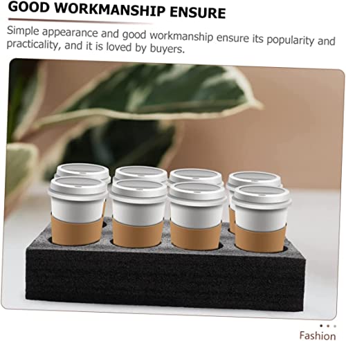 2pcs Milk Tea Drink Cup Holder Coffee Cup Stand Cup Carriers for Drinks Sodas Drinks Drink Holder Tray Foam Take Out Drink Carrier Hot Drink Carrier Beverage Accessory Cup Trays