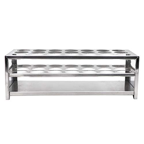 Test Tube Stand Rack, Centrifuge Tube Rack, 21 Holes, Suitable for Tubes of Dia.≤ 32.5mm Test Tube Laboratory