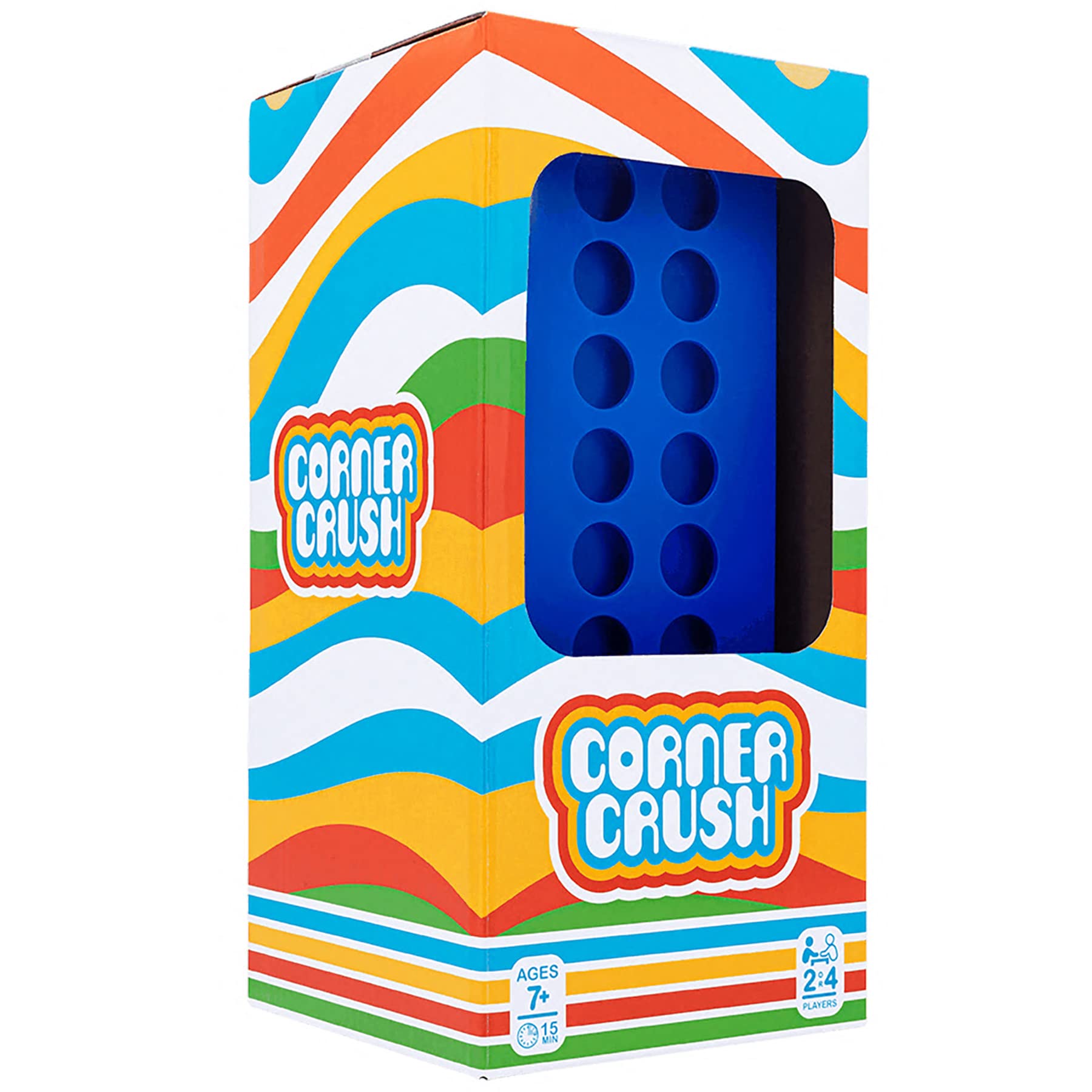 Big G Creative: Corner Crush - Classic 4-in-a-Row Game, 2 or 4 Players, Ages 7+, 15 Minute Gameplay, Multi