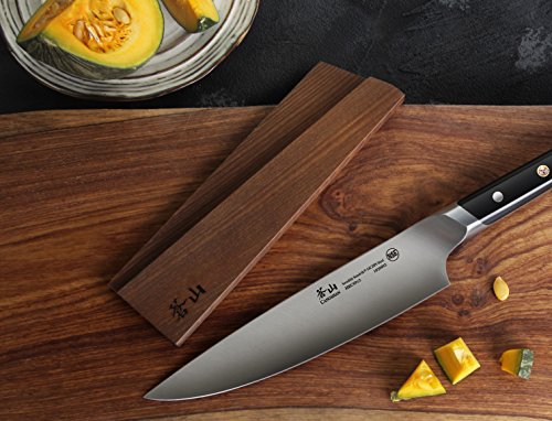 Cangshan 1021462 Solid Ash Wood Magnetic ANCHOR Knife Sheath Only for 8-Inch Chef's Knife