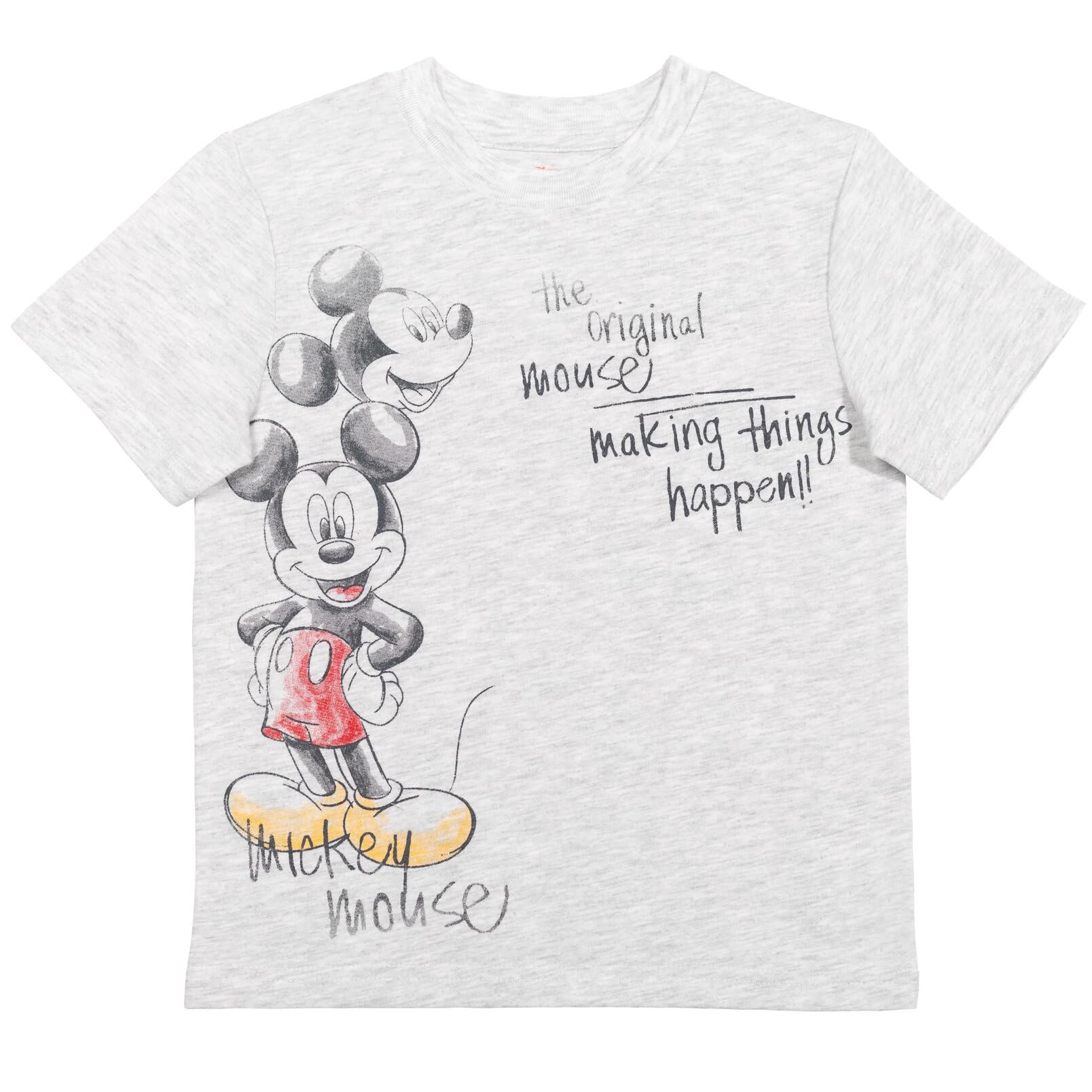Disney Mickey Mouse Baby Boys French Terry T-Shirt & Shorts Set 18 Months