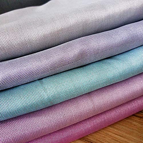 SUJUAN 79 by 59 Inches Silver Fiber Fabric RF/EMI/EMF/LF Blocking/Shielding Anti Conductive Stretch Fabric Suit for Making Pregnancy Clothes, Curtains, Sheets, Pillow, etc(Green)