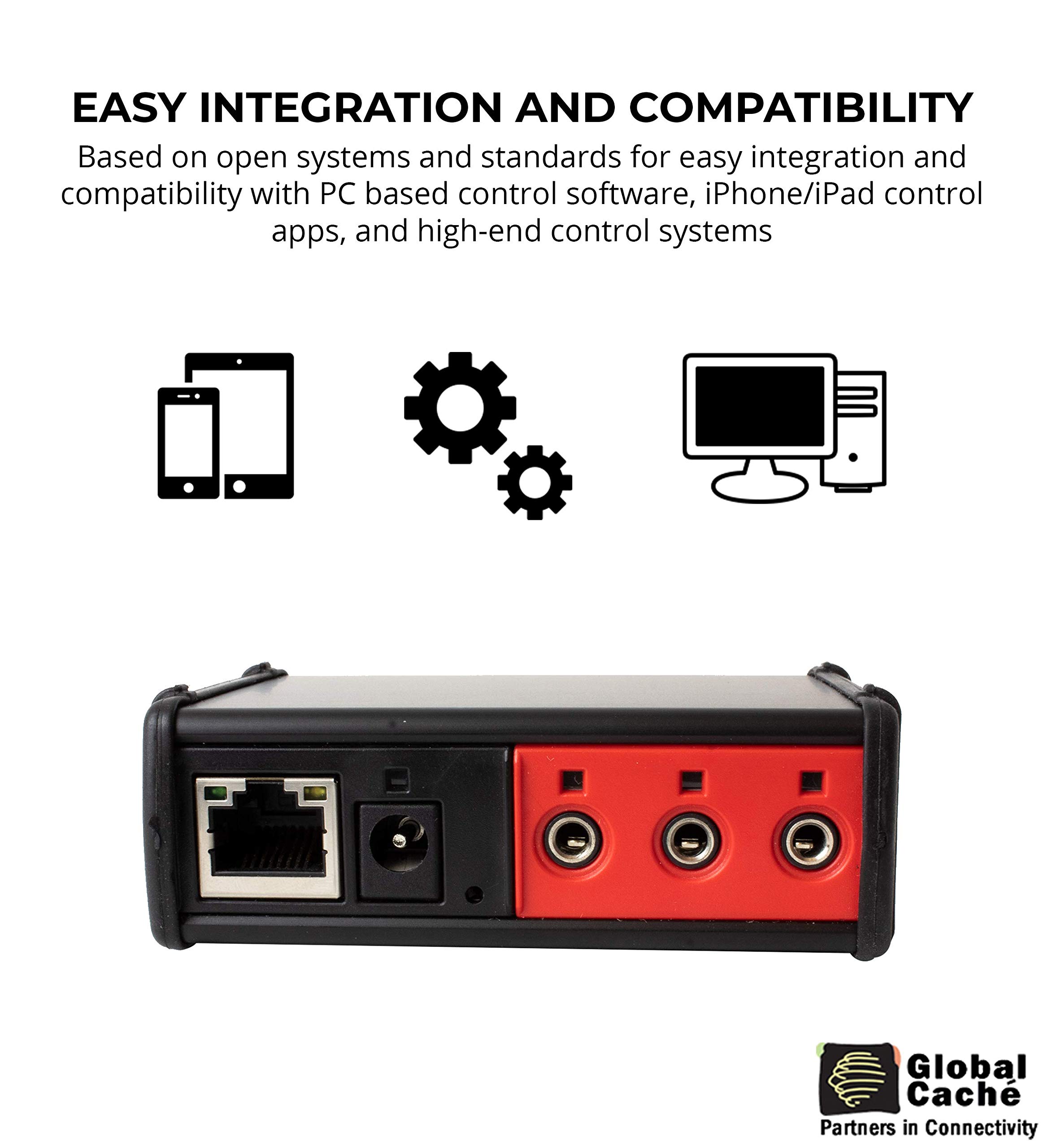 Global Caché IP2IR iTach TCP/IP to IR Converter - Connects Infrared Control Devices to a Wired Ethernet (2-Pack)