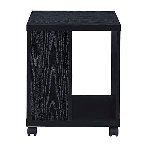 Coaster Home Furnishings Russell 2-Drawer CPU Stand Black Oak