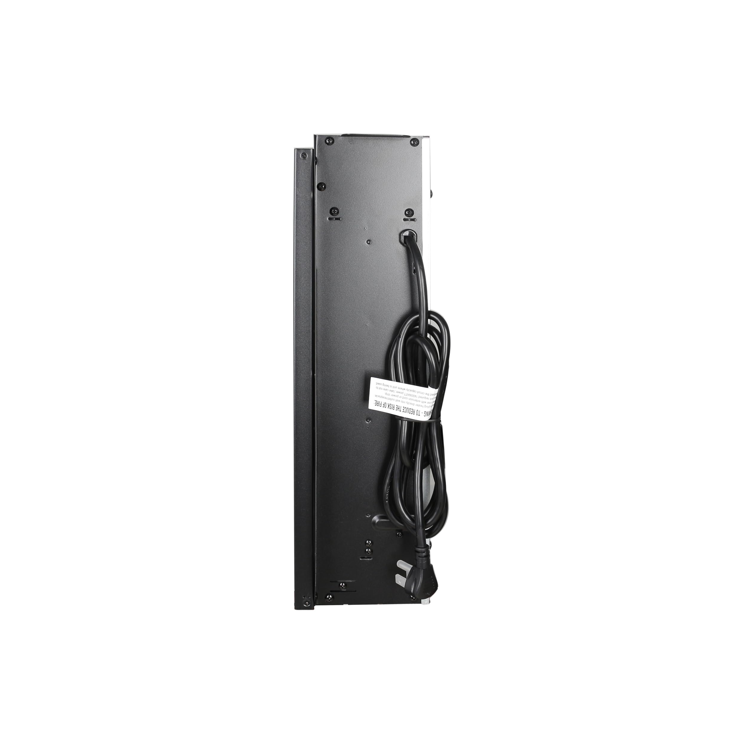 23 inches Ultra-Thin Electric Fireplace Insert with Realistic Flame - Remote Control and Overheating Protection