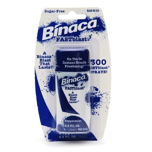 Binaca Fastblast Breath Spray Peppermint-0.5 fl. oz. - 2 Count