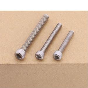 3/8-16 x 1-3/4" (10 Pcs) Socket Head Cap Screws, 304 Stainless Steel 18/8, Full Thread, Coarse Thread, ASME B18.3-1