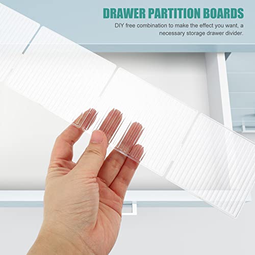 Alipis Grid Drawer Divider 2 Sets Drawer Dividers Organizer Drawer Separators Dresser Drawer Divider Sock Underwear Dividers for Bedroom Closet Clothing Office Kitchen