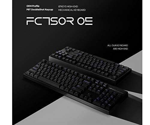 Leopold FC750R OE Black Purple OEM Profile PBT DoubleShot Keycap (Brown Switch)