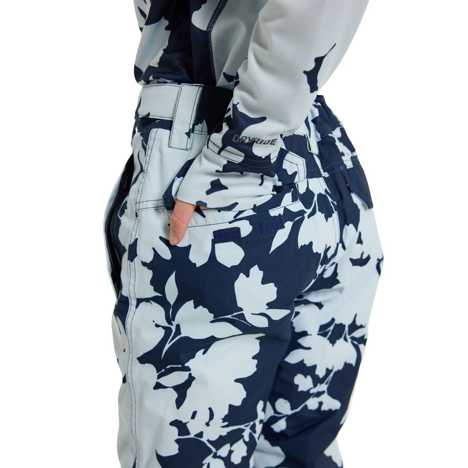 Burton Girls' Sweetart Pants, Ballad Blue Camellia, X-Large