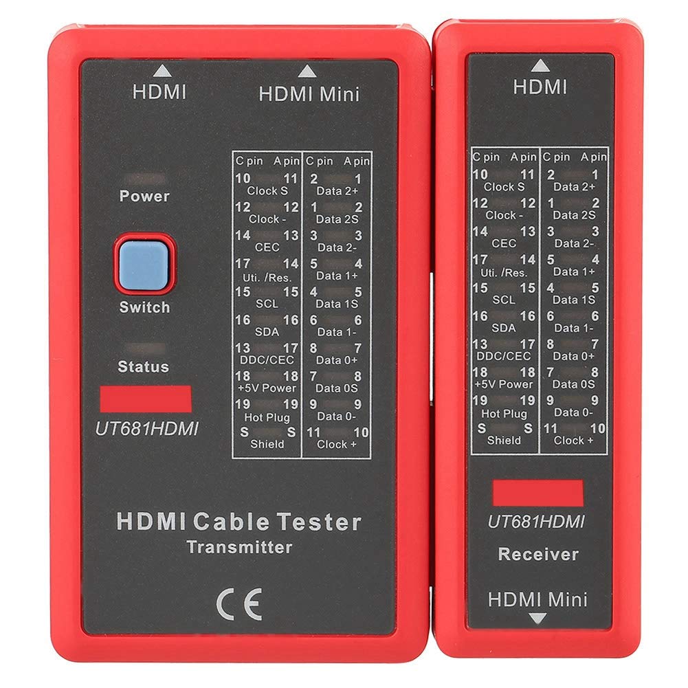 HDMI/Mini-HDMI Cable Tester,HDMI Data Cable Tester,Supports Fast scan Mode and Full Display Mode