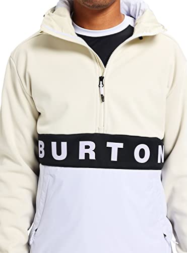 Burton Men's Standard Crown Weatherproof Performance Fleece Pullover, Silver Green/Opal, Small
