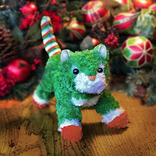 Mistletoe The Christmas Cat 6" Plush Toy β Holiday Themed Stuffed Animal Toy for Children