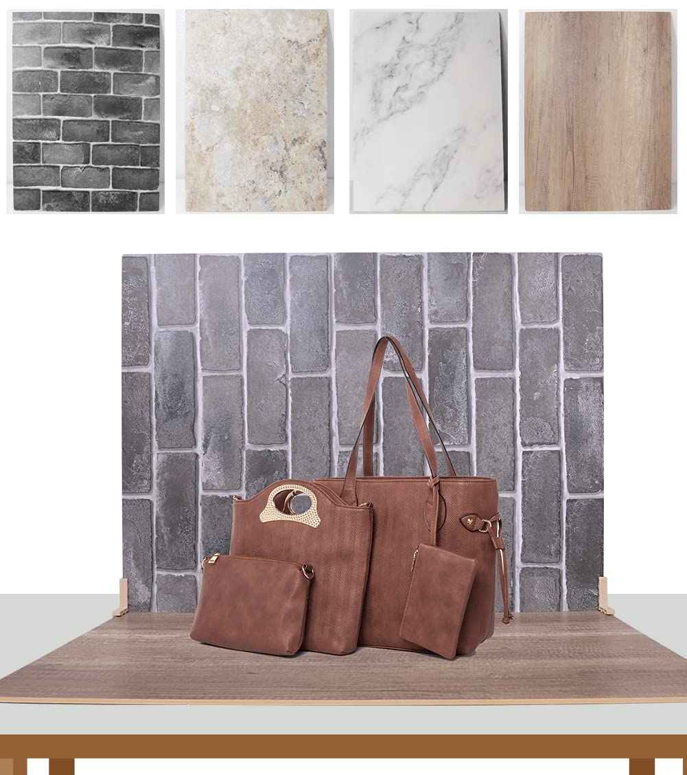 32x24in Photo Backdrop Boards for Flat Lay or Product Photography Background,Double-Sided Waterproof Food Photography Backdrop for Bloggers,Photographer and Online Seller