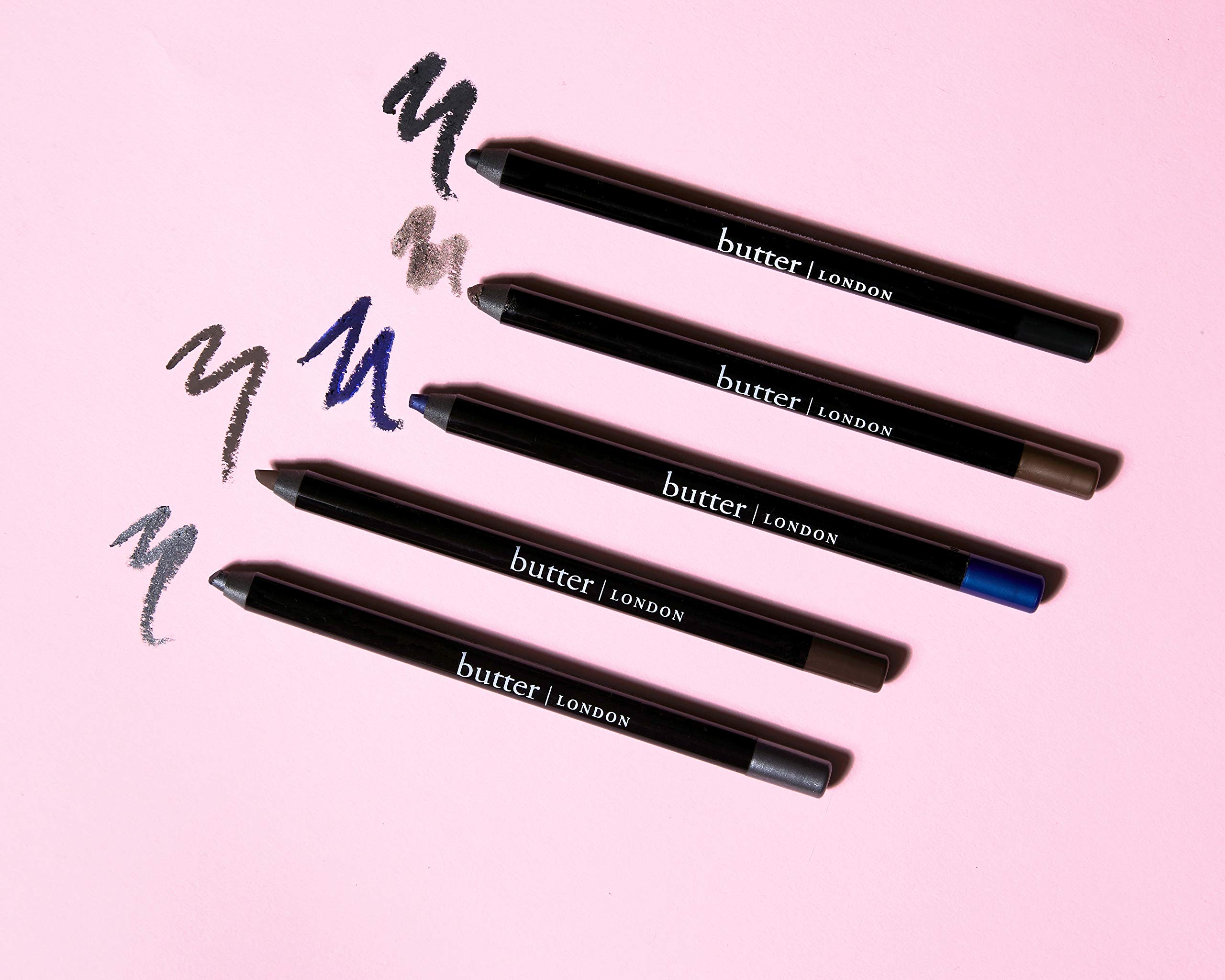 butter London Wink Eye Pencil, Buttery Soft Formula, Bold Matte Finish, Union Jack Black