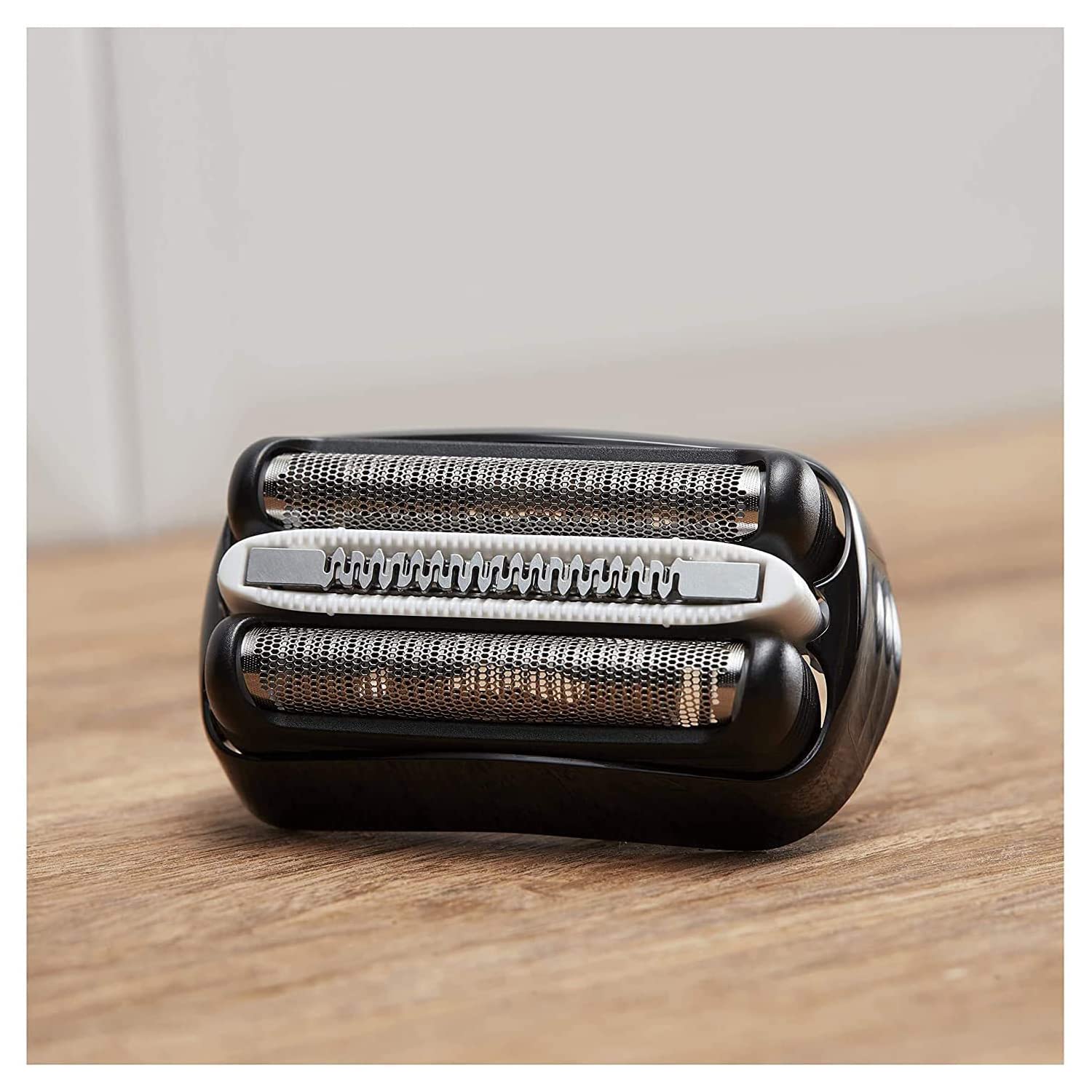 32B Shaver Replacement Head Foil & Cutter Cassette for Braun Series 3 Razor 320 330 340 350CC,Black