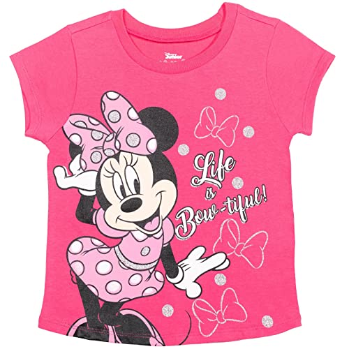 Disney Sofia The First Minnie Mouse Vampirina Fancy Nancy Little Girls 4 Pack T-Shirts Multicolor 6X