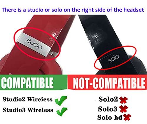 Studio 3 Headband Replacement Parts Accessories Studio 2 Headband Repair Kit Compatible with Studio 3.0 / Studio 2.0 Wireless Top Headband(Studio3-Grey Gold)