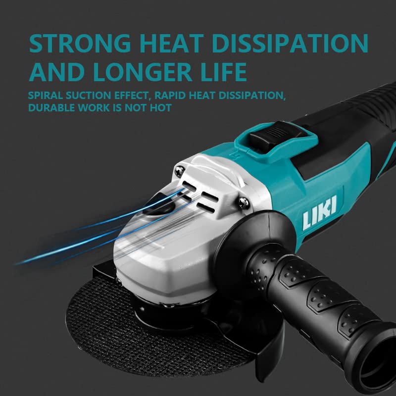 20V Cordless Angle Grinder, 4-1/2''Cordless Grinders, Metal Cut Off/Polish Tool,With 2.0Ah Battery& Charger, For Cutting And Grinding
