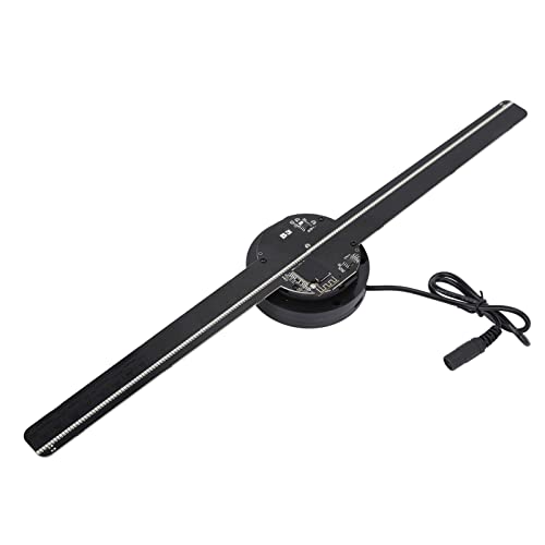 3D Hologram Fan Projector, WiFi Hologram Advertising Display Fan with 224 LED Beads, 3D Naked Eye Holographic Video Advertising Projector for Shop,Mall,Bar,Events,Party,Exhibition(#1)