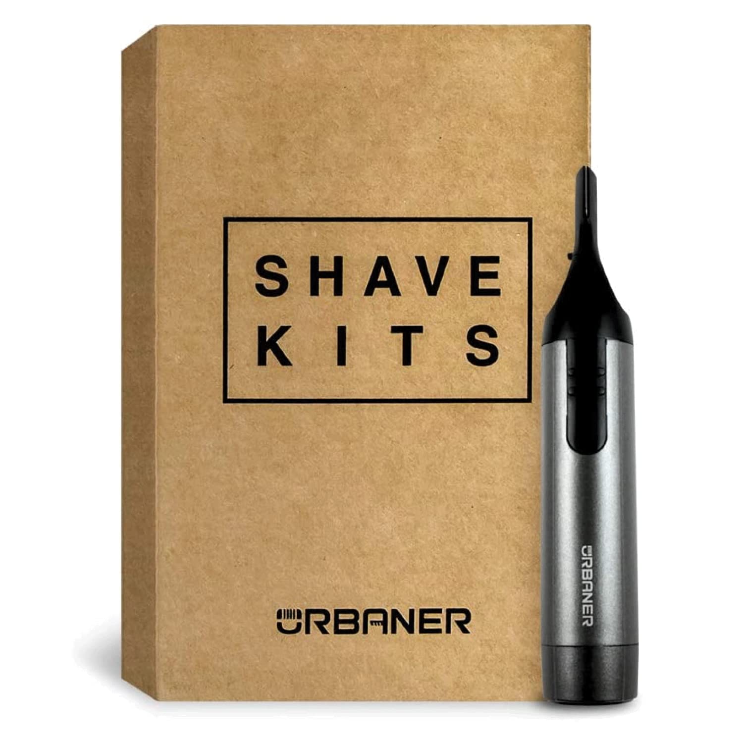 URBANER Eyebrow Trimmer for Men and Women, Precision Detailer for Shaping, Compact and Painless Facial Hair Shaver for Face Chin Neck, Upper Lips, Battery Operated, MB-062