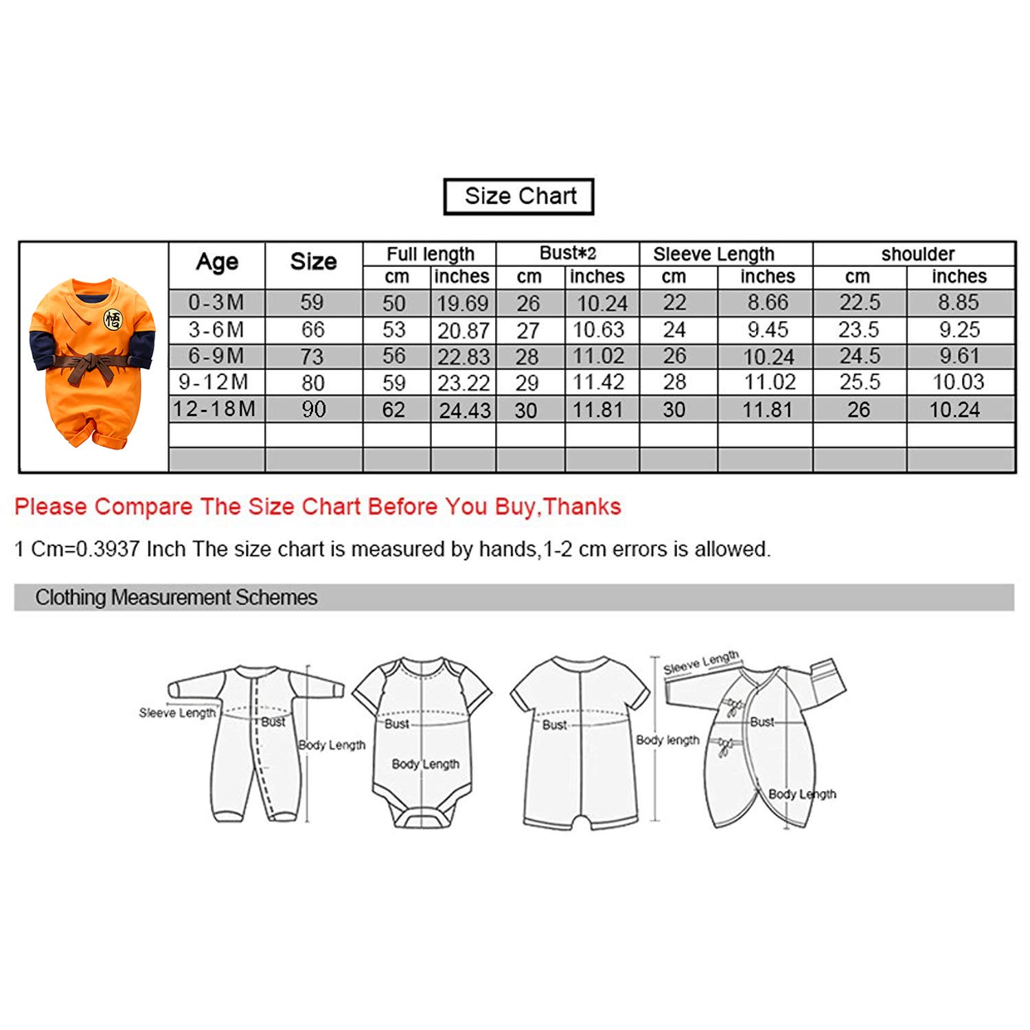 YFYBaby Newborn Baby Boys Romper Infant Toddler 100% Organic Cotton One-Piece Jumpsuit