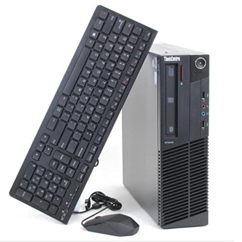 Lenovo ThinkCentre M72E Small Form Factor PC, Intel Quad Core i5-3470 up to 3.6GHz, 8G DDR3, 1T, WiFi, BT 4.0, DVD, Windows 10 64-Multi-Language Support English/Spanish/French (Renewed)