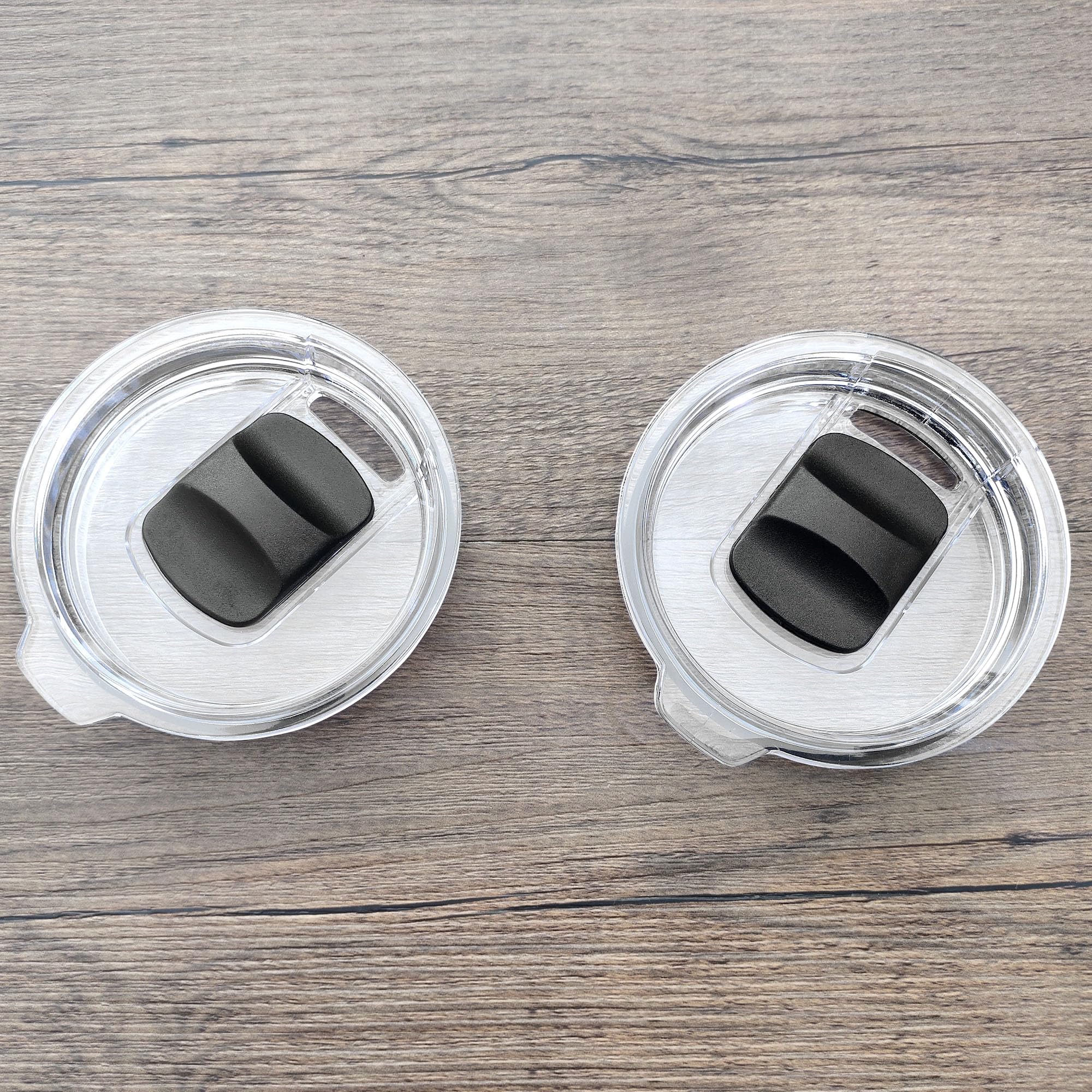 30/32 oz Tumbler Lid Replacement for Yeti Rambler, 14/35 oz Mug, BPA Free with 2 Magnetic Slider (2 Pack)