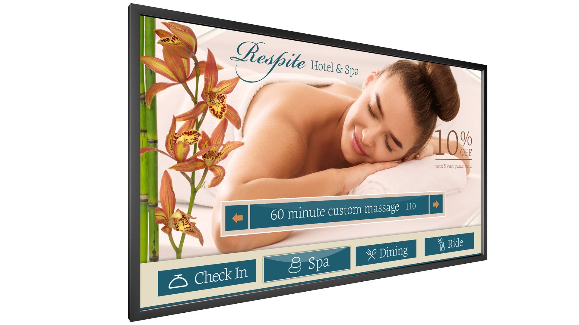 Planar PS Series PS6574K 65" UHD LED LCD Interactive Large Format Display Digital Signage